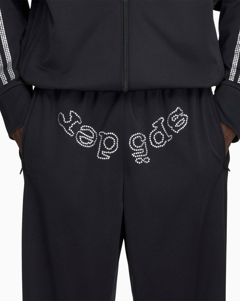 Pantalones de chandal adidas Originals x Sp5der Rhinestone Unisex